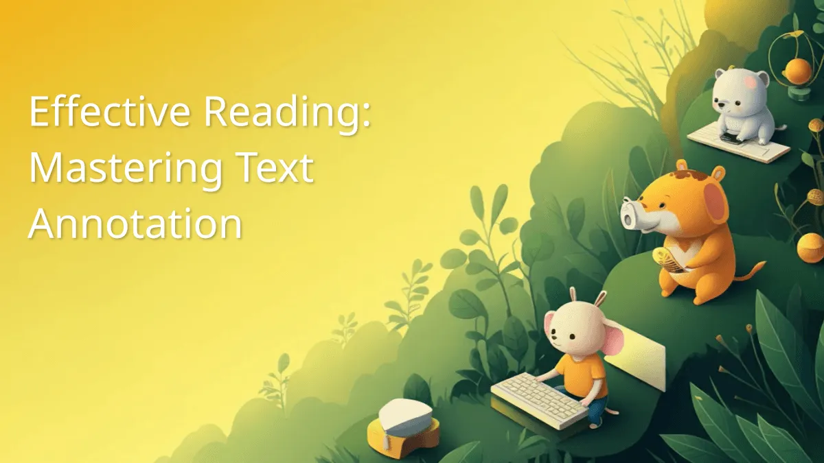Effective Reading: Mastering Text Annotation