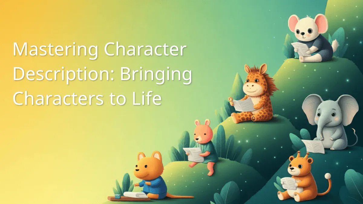 Mastering Character Description: Bringing Characters to Life Mastering Character Description: Bringing Characters to Life