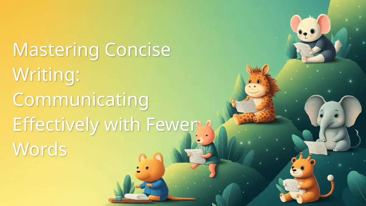 Mastering Concise Writing: Communicating Effectively with Fewer Words