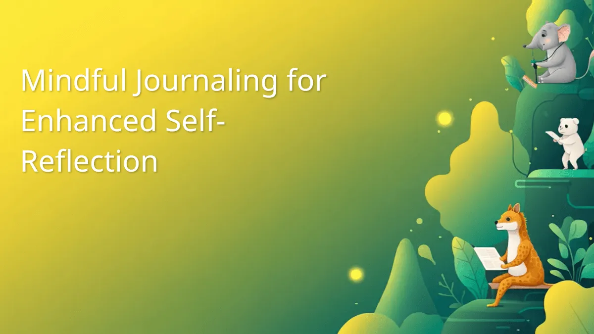 Mindful Journaling for Enhanced Self-Reflection