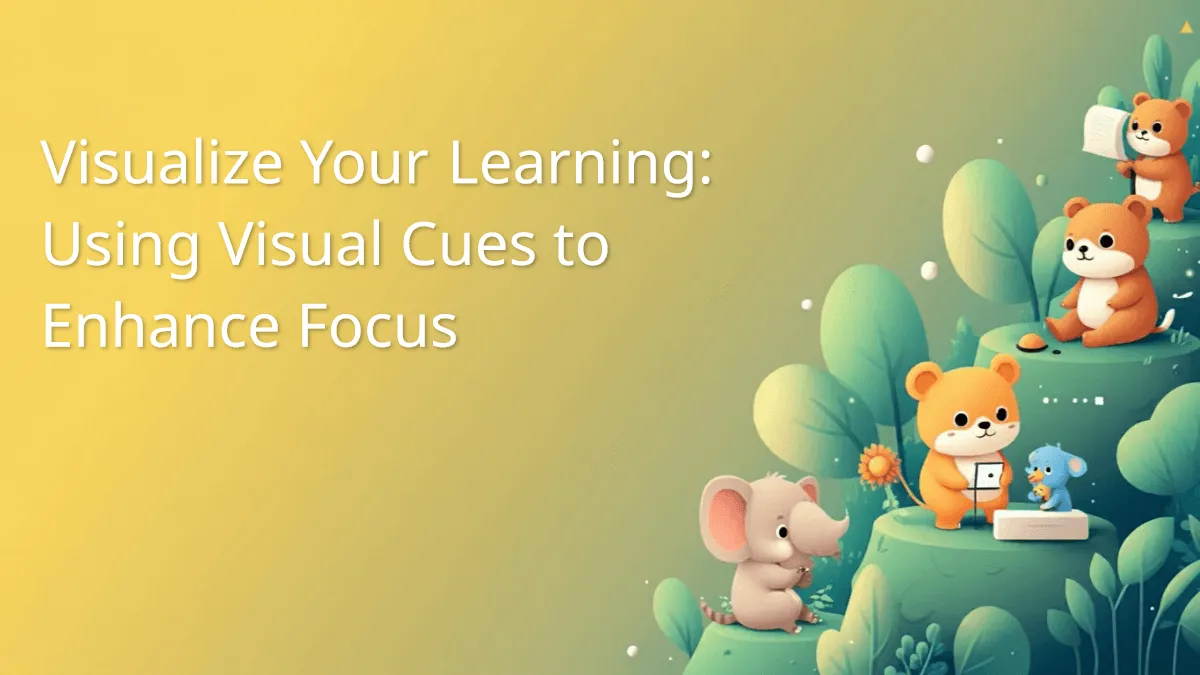Visualize Your Learning: Using Visual Cues to Enhance Focus Visualize Your Learning: Using Visual Cues to Enhance Focus